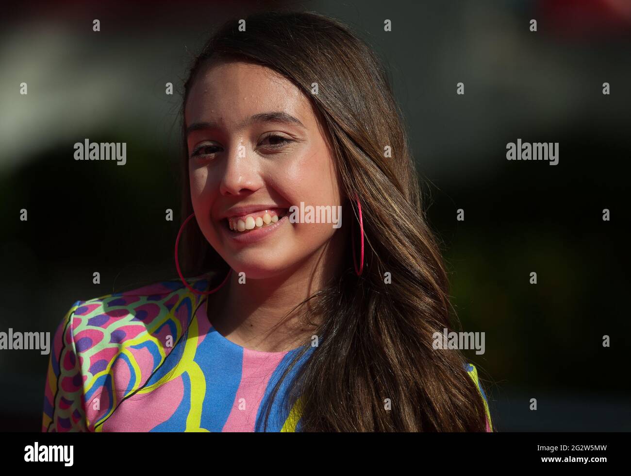 Spanish youtuber 'Alexity' poses for photographers at the closing red ...