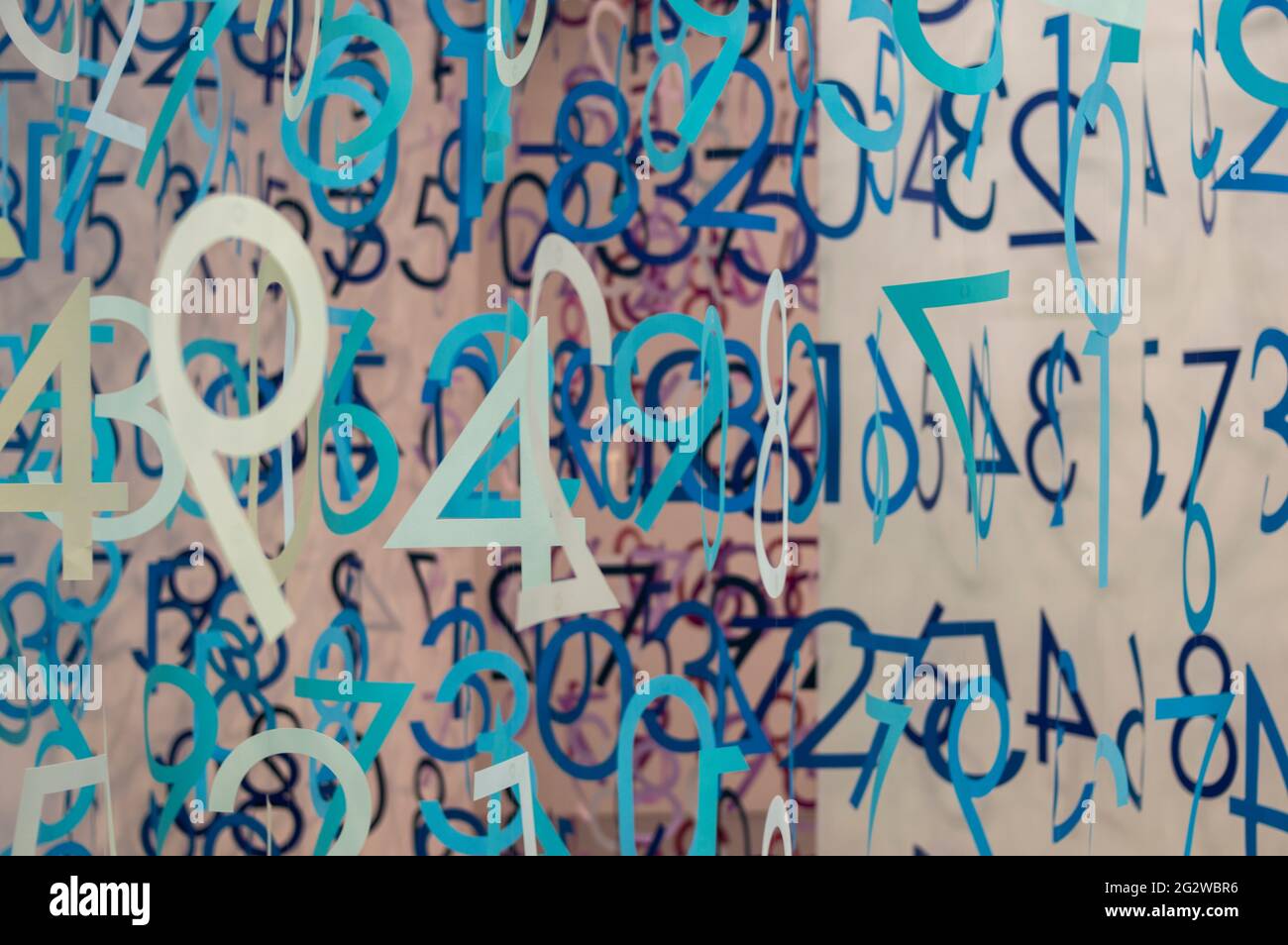 Background of numbers. illustration template for web design or greeting ...