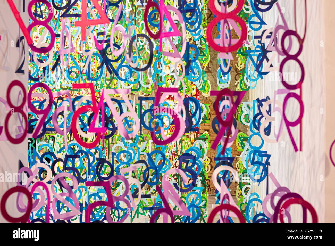 Background of numbers. illustration template for web design or greeting ...