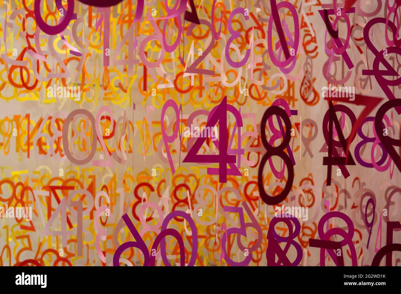 Background of numbers. illustration template for web design or greeting ...