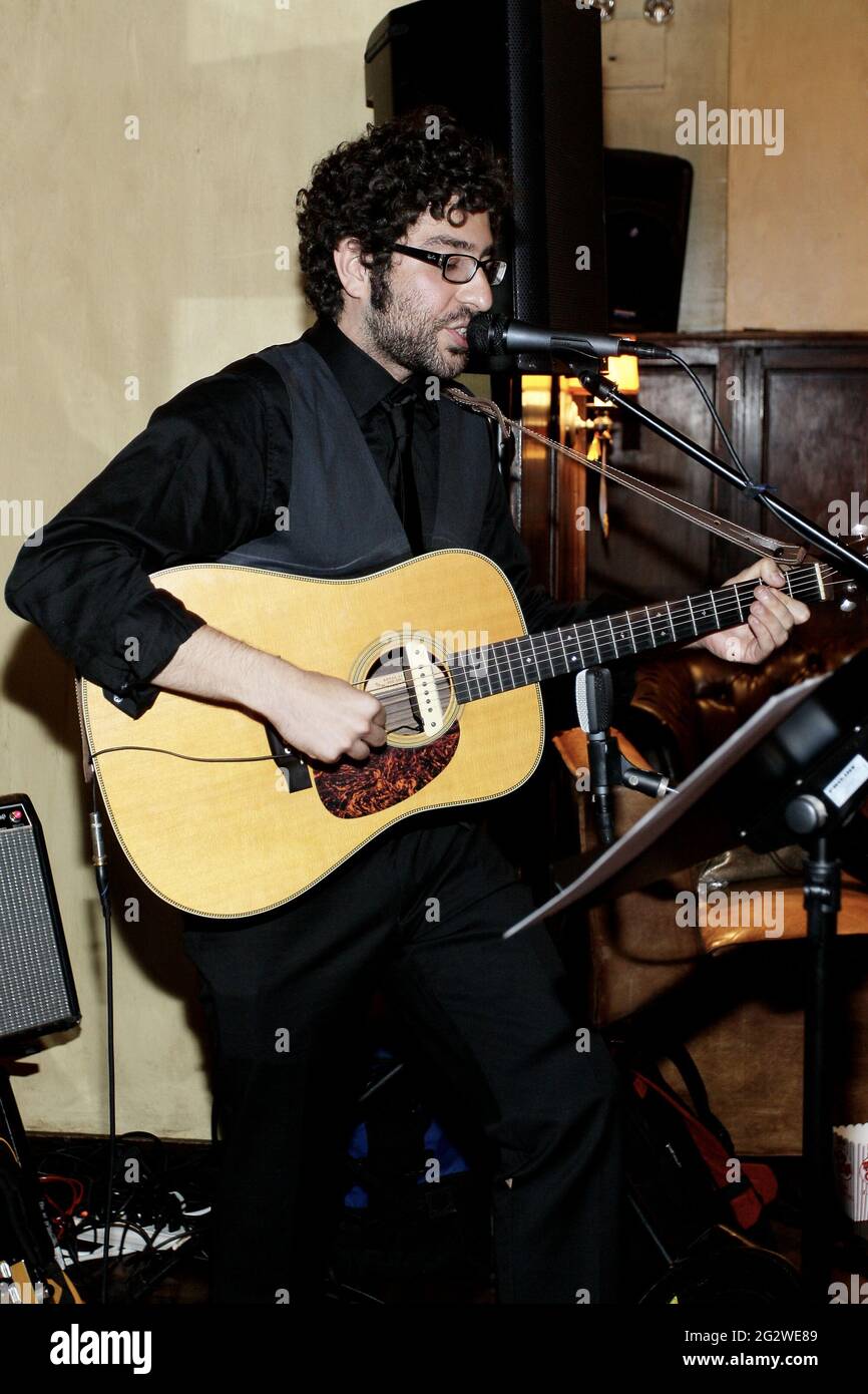 New York, NY, USA. 16 May, 2012. Eric Lindberg, performs at the ...
