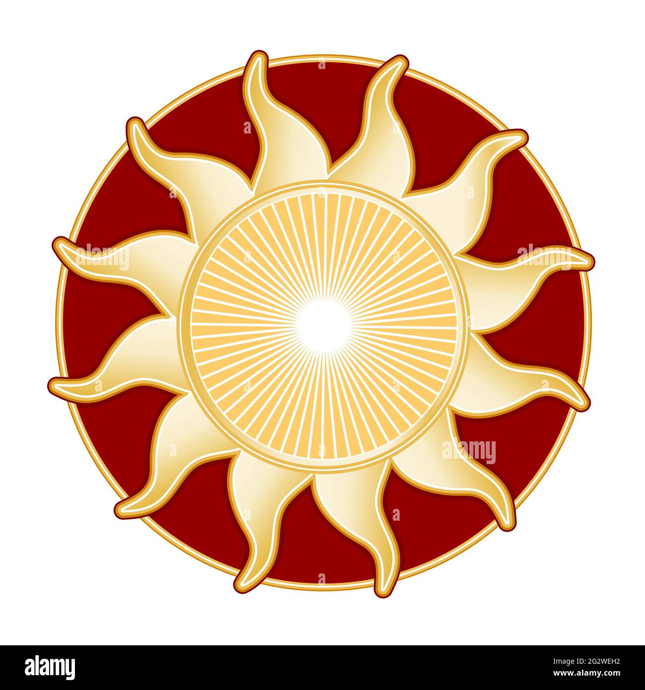 Red disk sun hi-res stock photography and images - Alamy