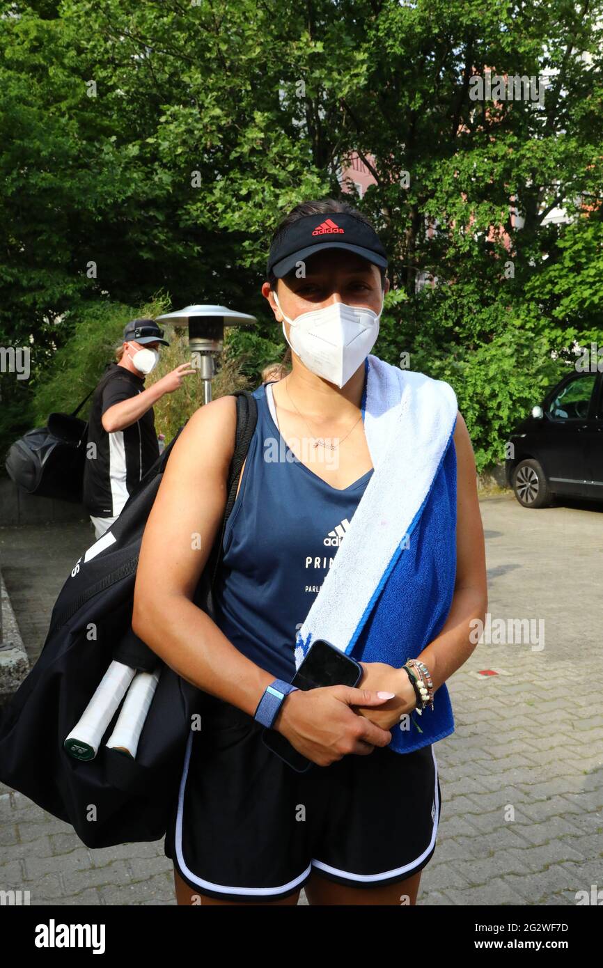 Jessica Pegula bei der Ankunft zur WTA Tour 2021 in Berlin am 10.06. ...