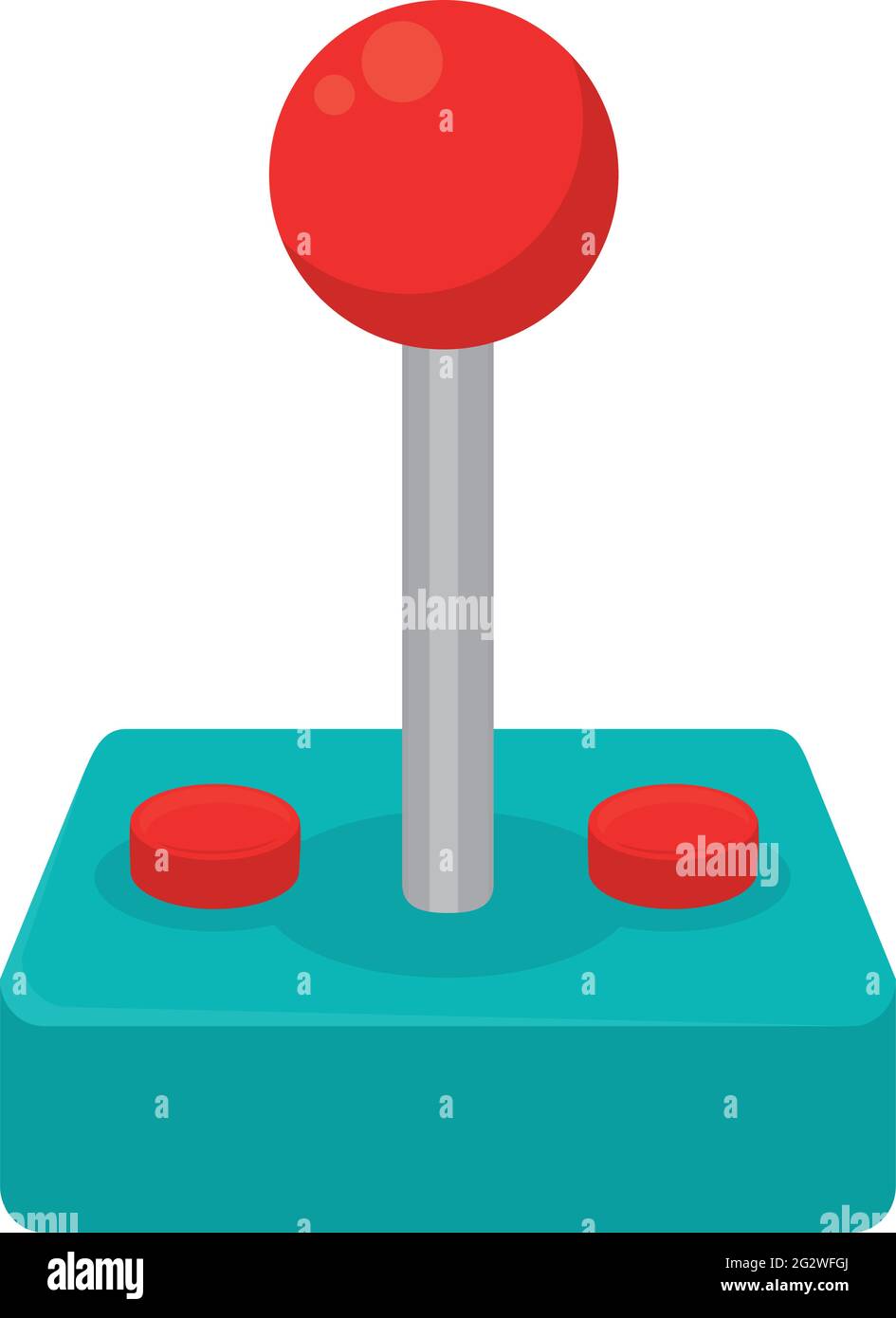 vintage game joystick on background Stock Vector Image & Art - Alamy