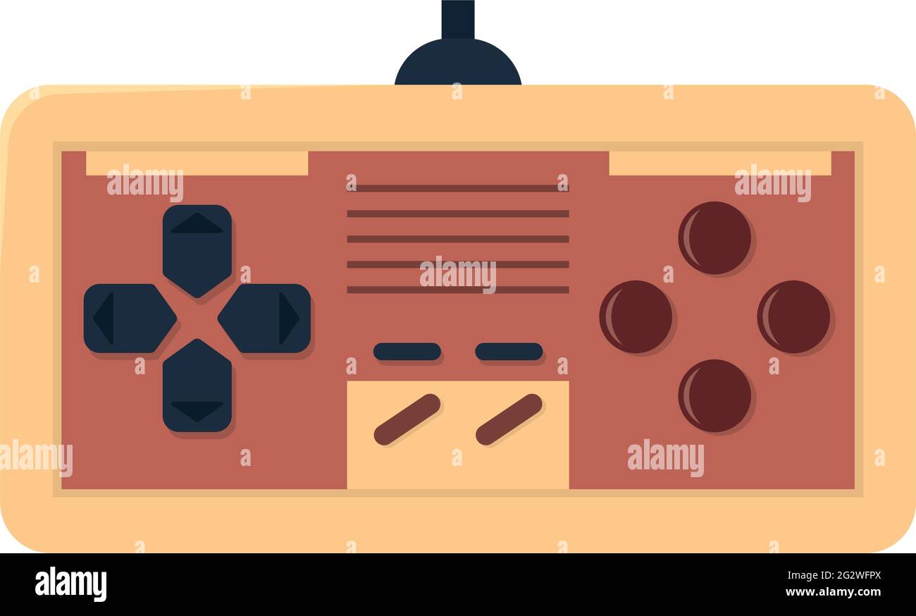 Vintage videogame controller on Cut Out Stock Images & Pictures - Alamy