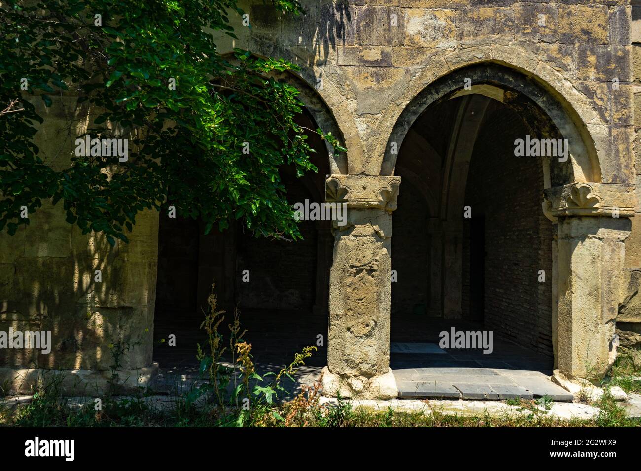Ruins of Kvemo Chala castle in Shida Kartli region of Georgia Stock ...
