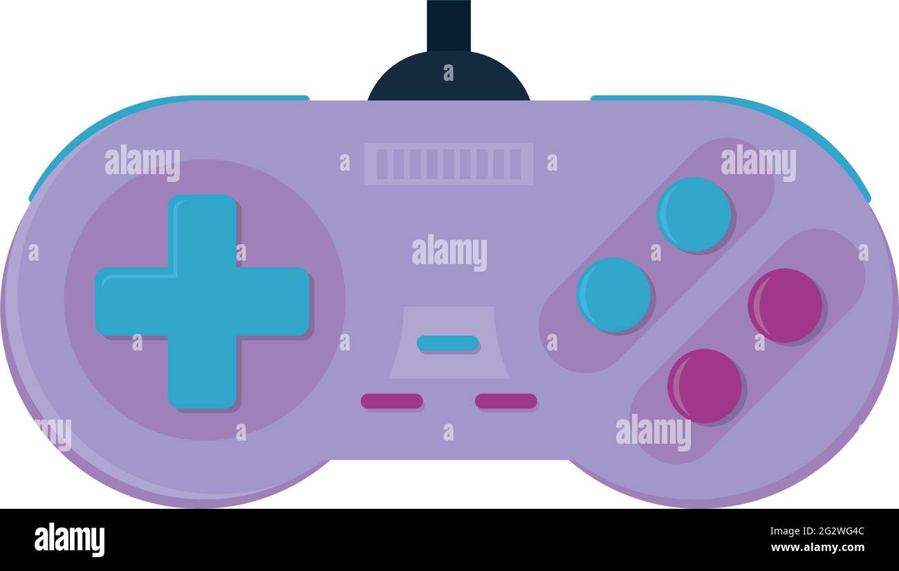 Retro videogame console on Cut Out Stock Images & Pictures - Alamy