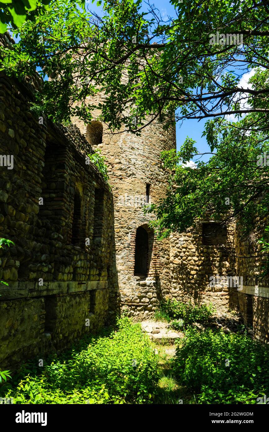 Ruins of Kvemo Chala castle in Shida Kartli region of Georgia Stock ...