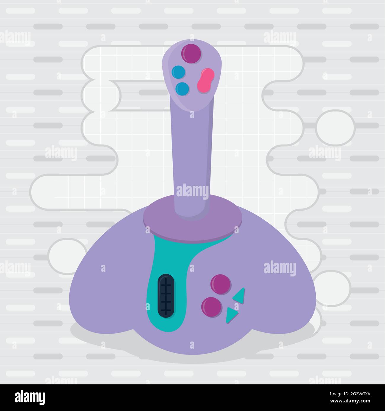 purple gaming joystick illustration design Stock Vector Image & Art - Alamy