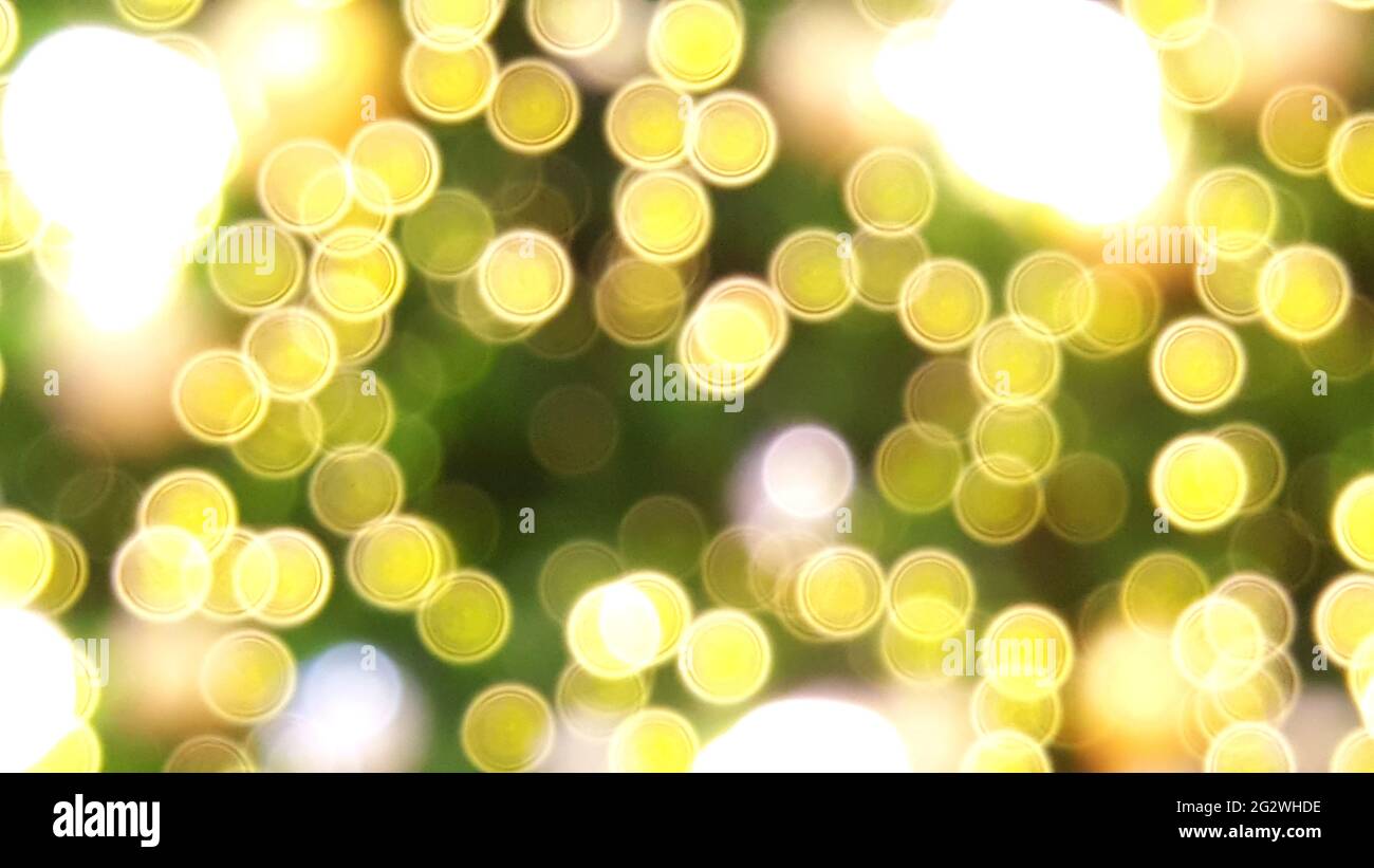 Blur background bokeh for christmas festival event party in auditorium ...
