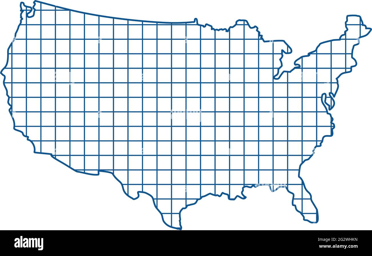 checkered usa map on background Stock Vector Image & Art - Alamy