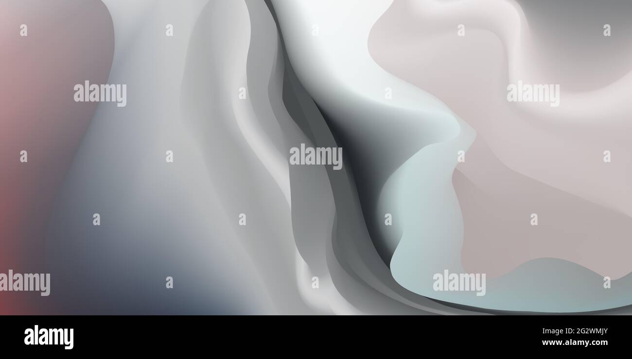 Abstract liquid background design, grey paint color flow, artistic ...
