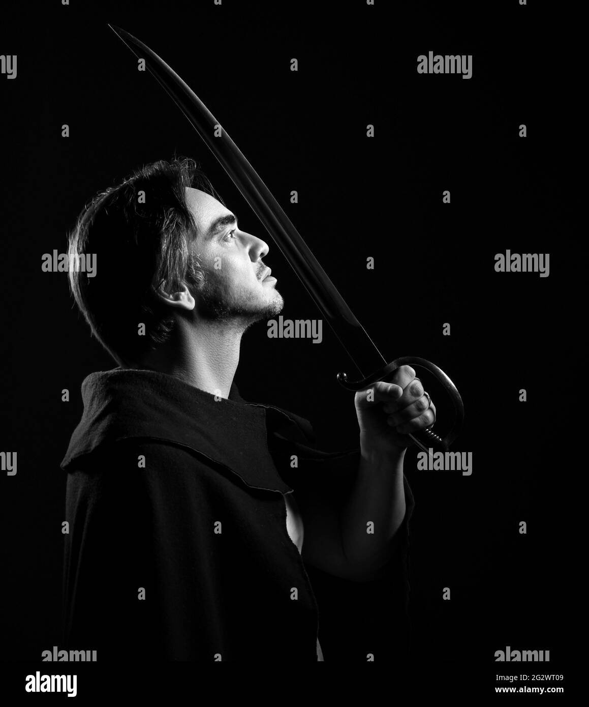 Slash Portrait Black and White Stock Photos & Images - Alamy