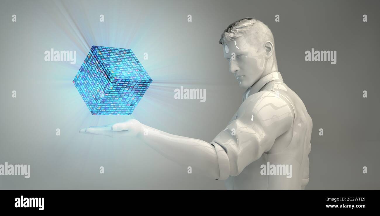 Online Marketing using Digital Multimedia as a Technology Concept Stock ...