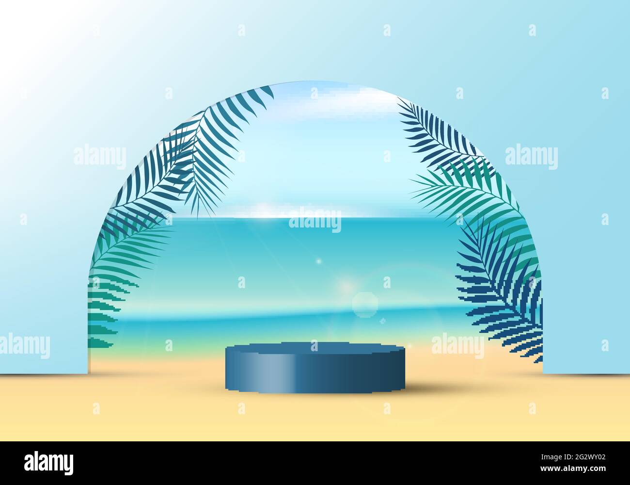 Mockup scene Stock Vector Images - Alamy