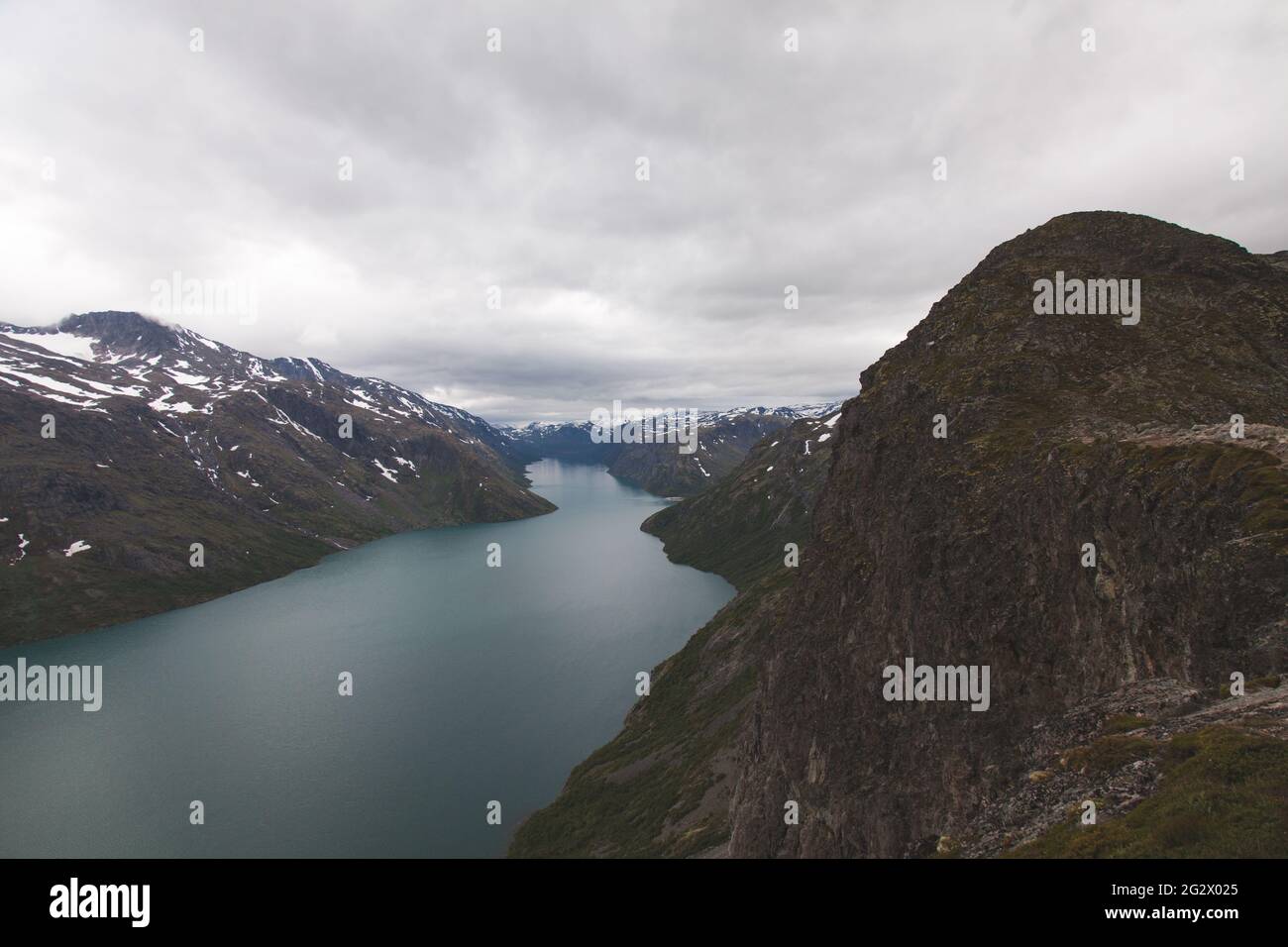 Views from the Besseggen Ridge Hike Stock Photo - Alamy