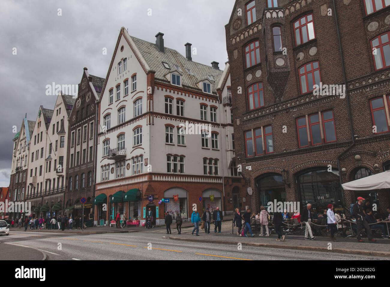 Bryggen in Bergen, Norway Stock Photo - Alamy