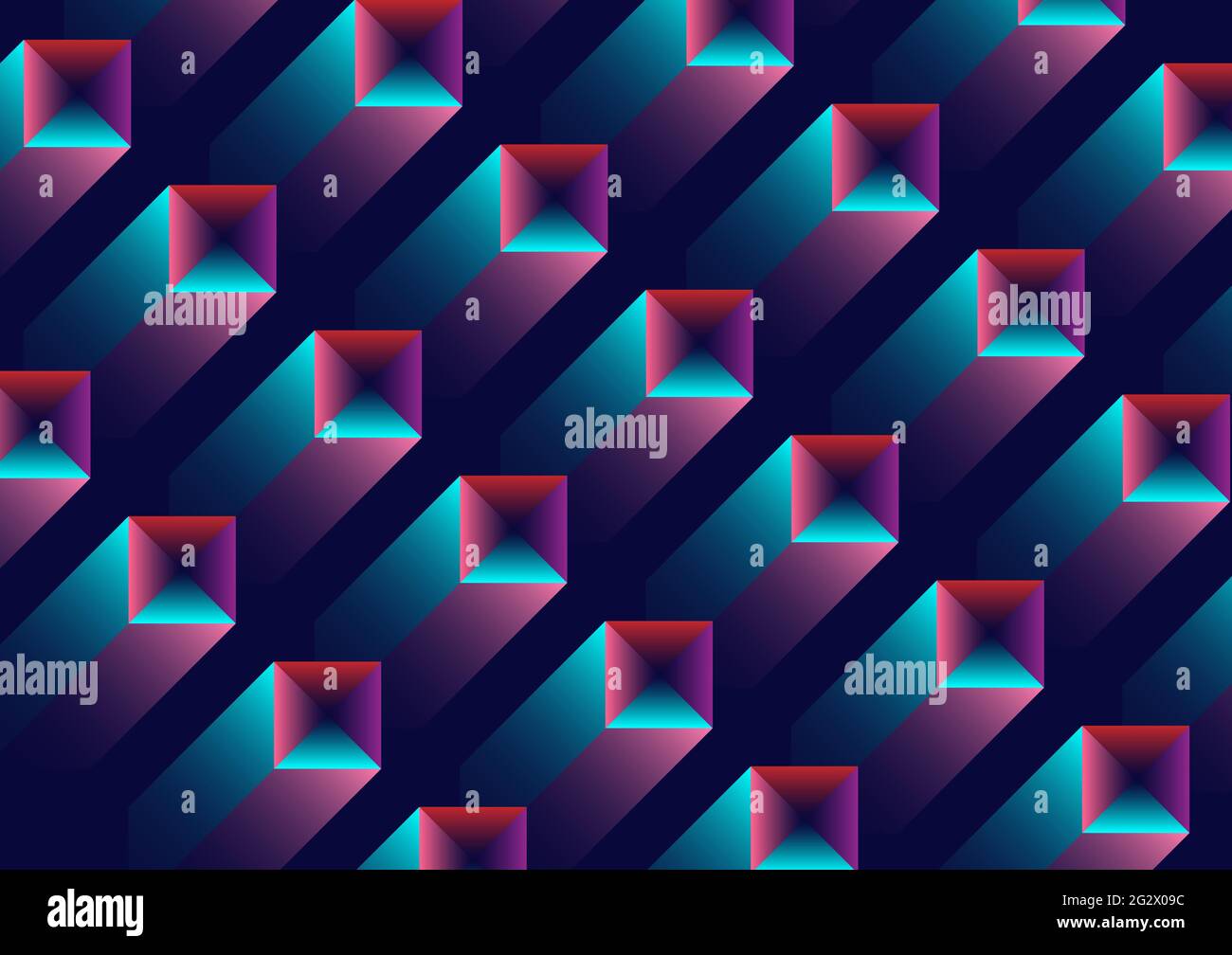 Geometric pattern background. Isometric gradient design Stock Photo - Alamy