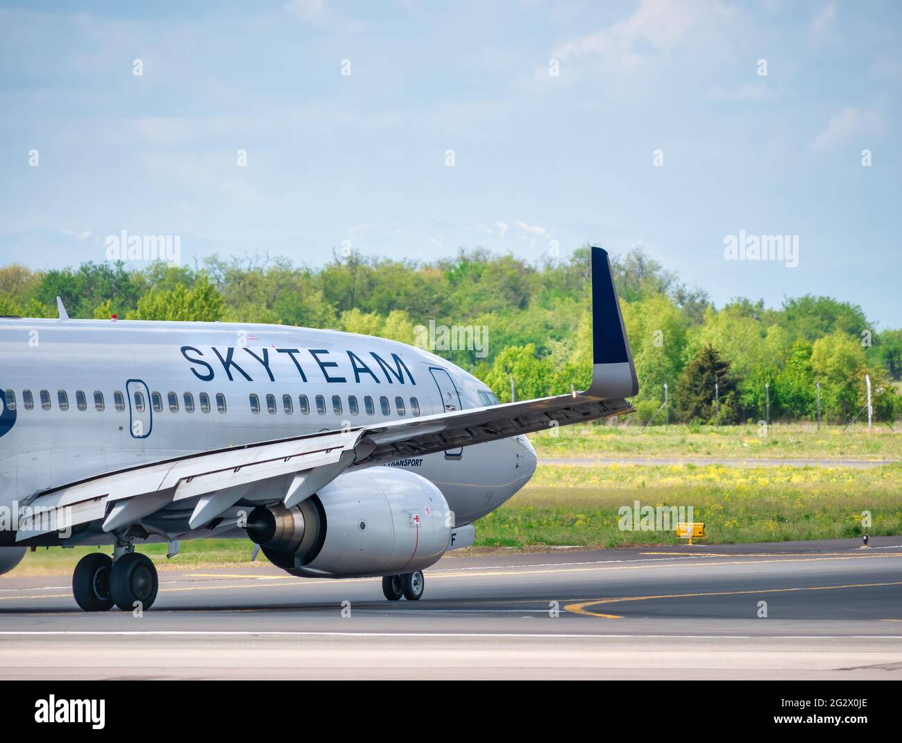 Tarom airline logo hi-res stock photography and images - Alamy