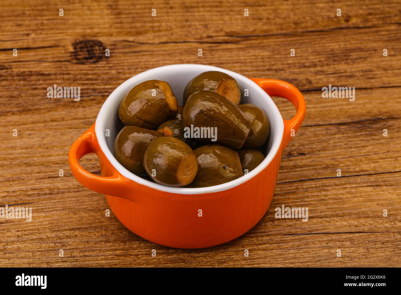 Marinated feijoa fruit in the bowl Stock Photo - Alamy