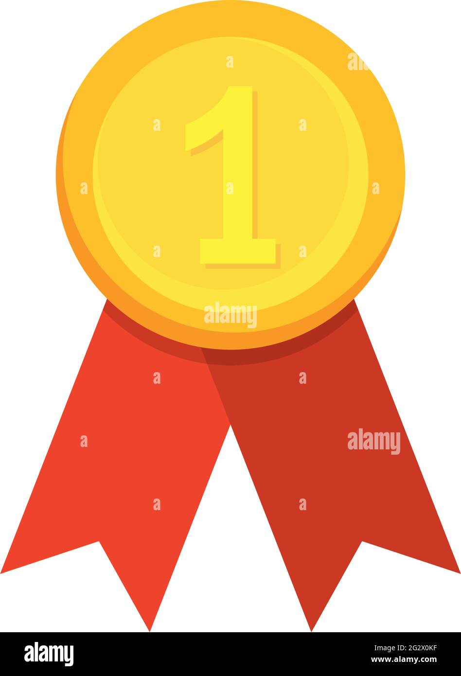 number one award medal icon Stock Vector Image & Art - Alamy
