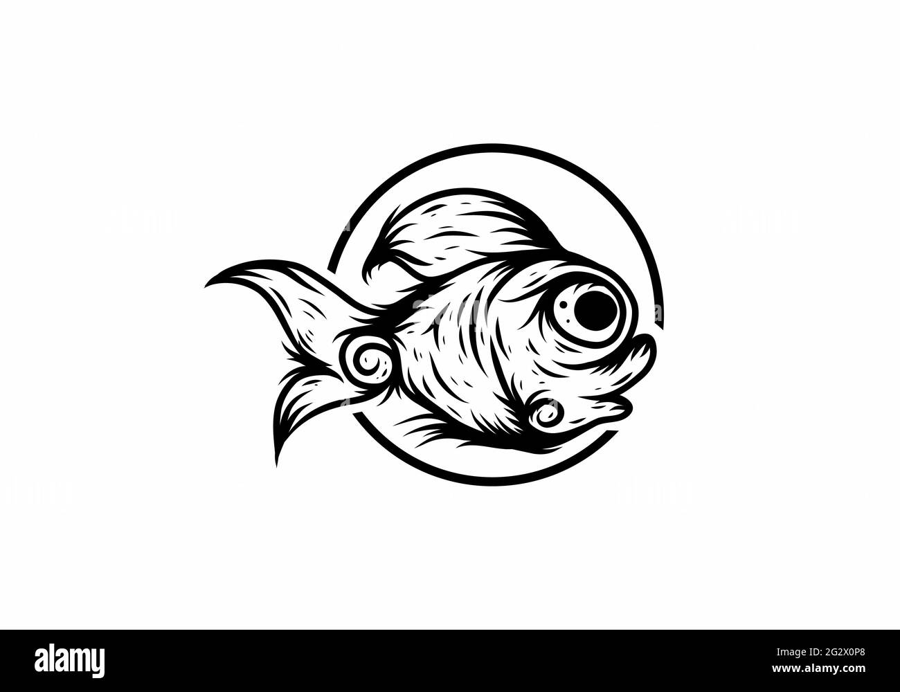 Tuna fish icon in Stock Vector Images - Alamy