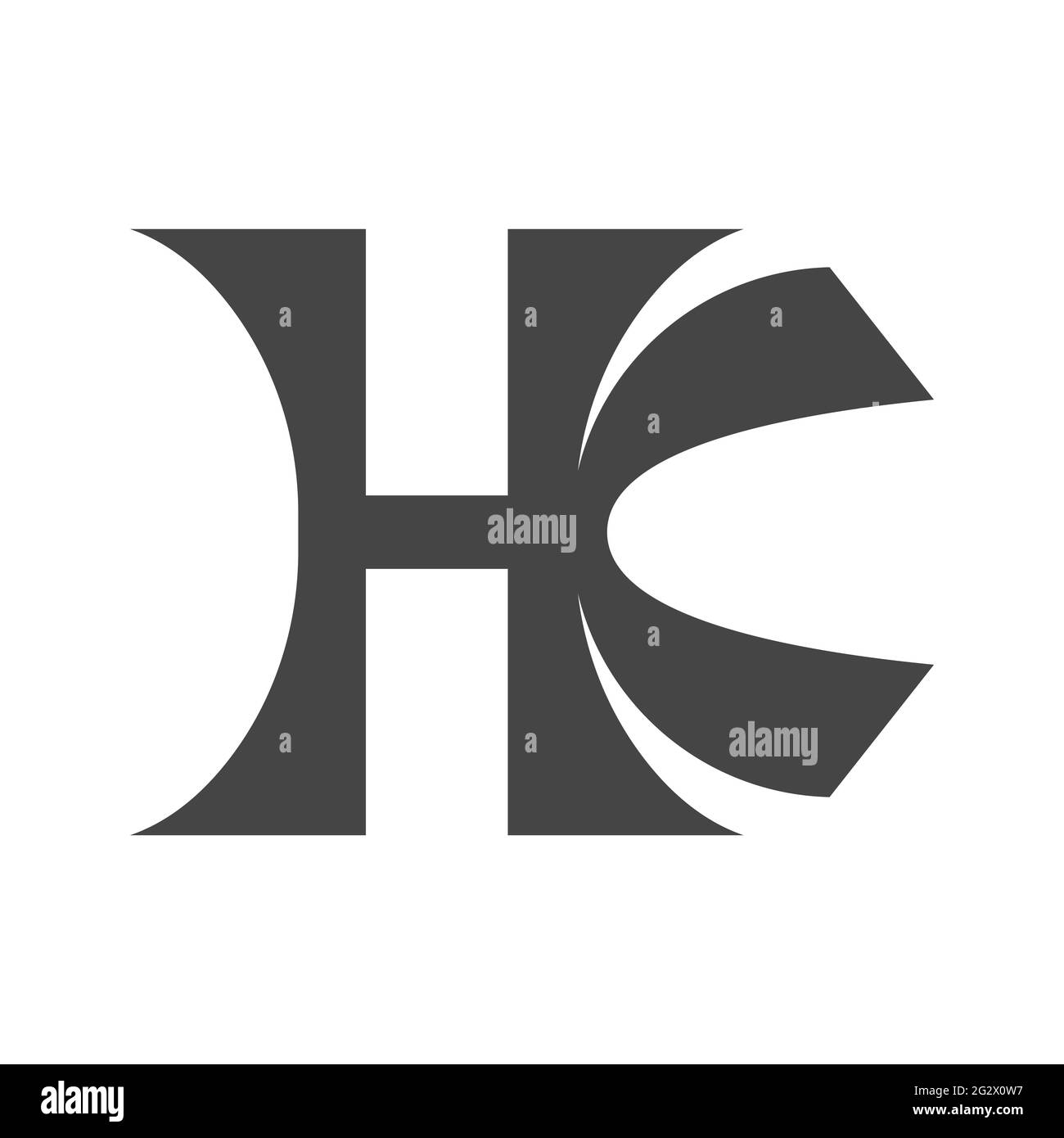 Alphabet Initials logo HK, KH, K and H Stock Vector Image & Art - Alamy