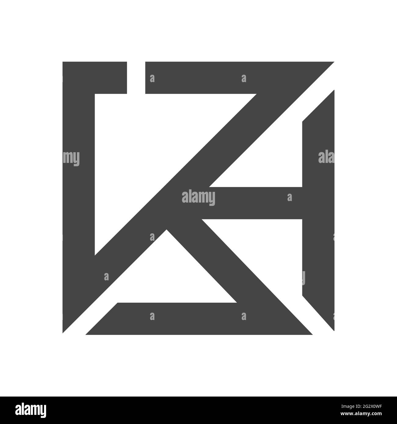 Alphabet Initials logo HK, KH, K and H Stock Vector Image & Art - Alamy