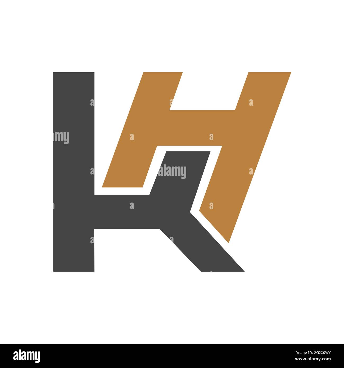 Alphabet Initials logo HK, KH, K and H Stock Vector Image & Art - Alamy