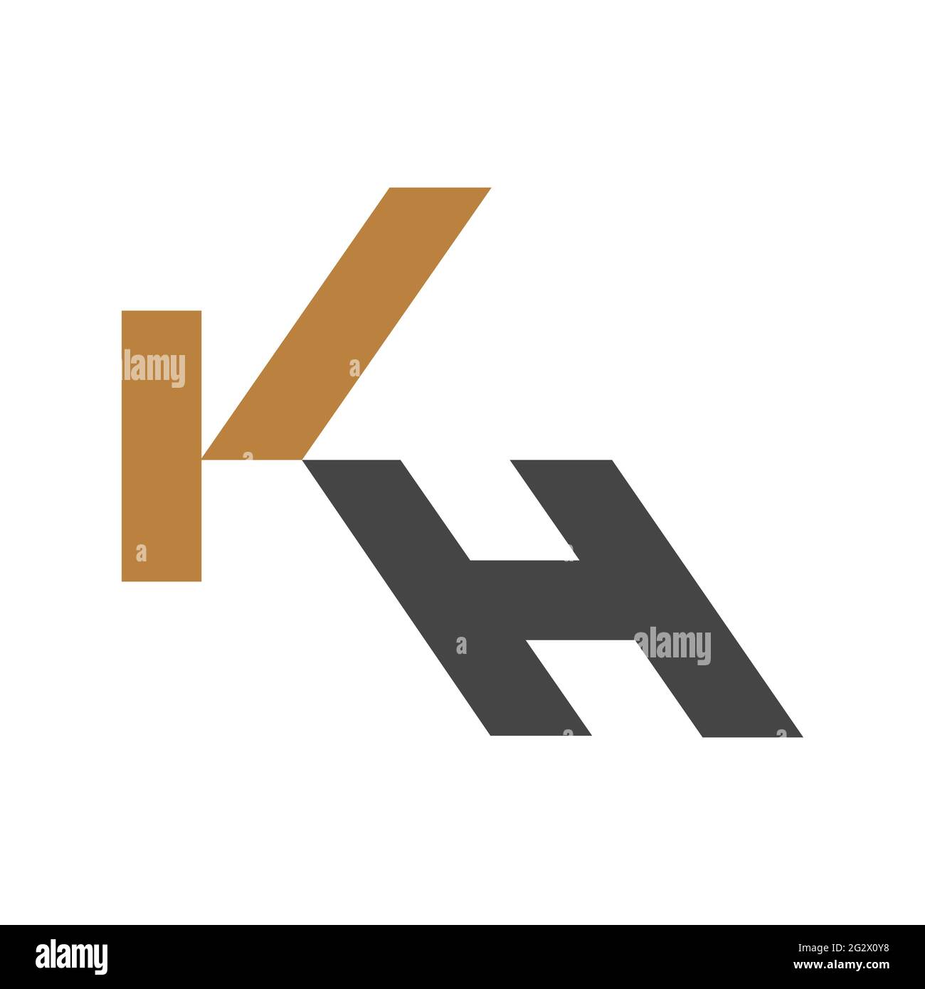Alphabet Initials logo HK, KH, K and H Stock Vector Image & Art - Alamy