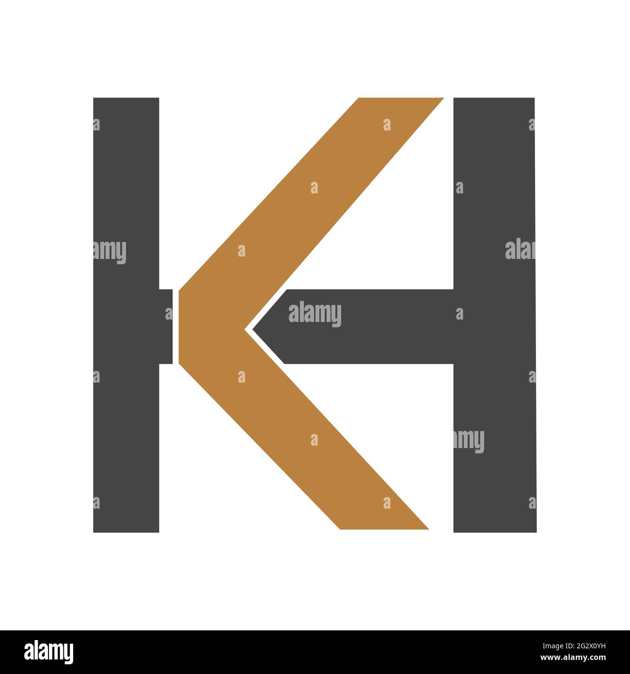 Alphabet Initials logo HK, KH, K and H Stock Vector Image & Art - Alamy