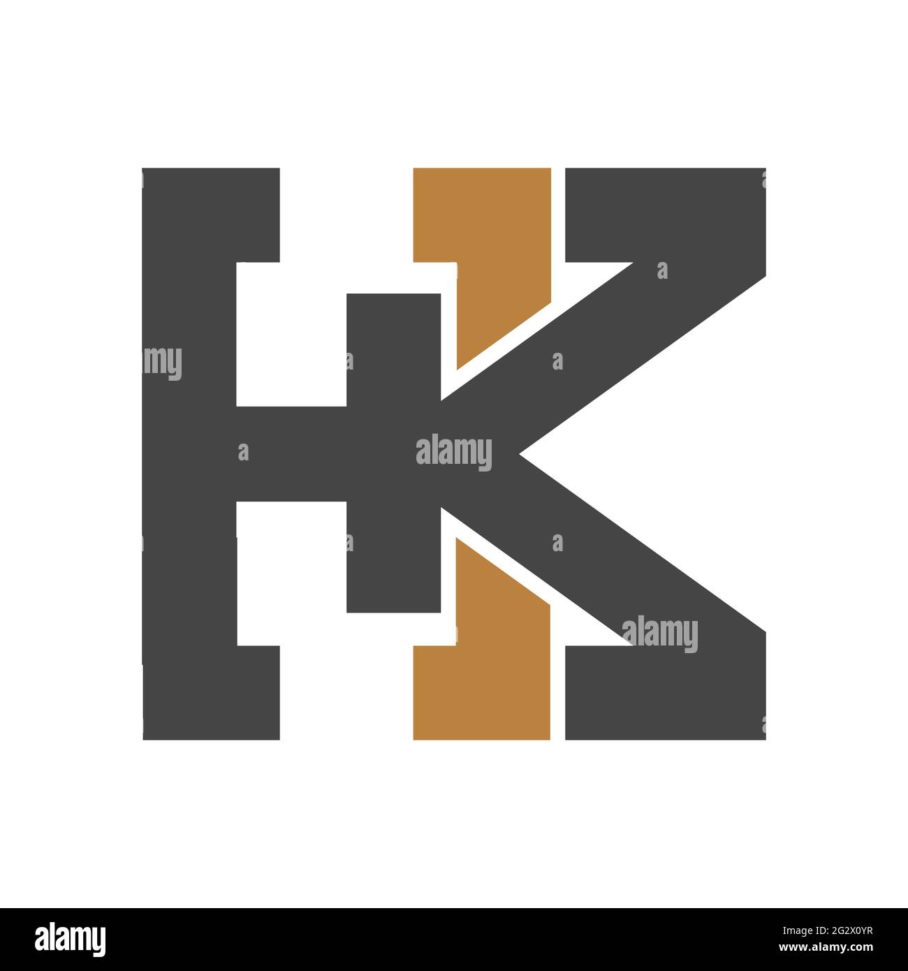 Alphabet Initials logo HK, KH, K and H Stock Vector Image & Art - Alamy