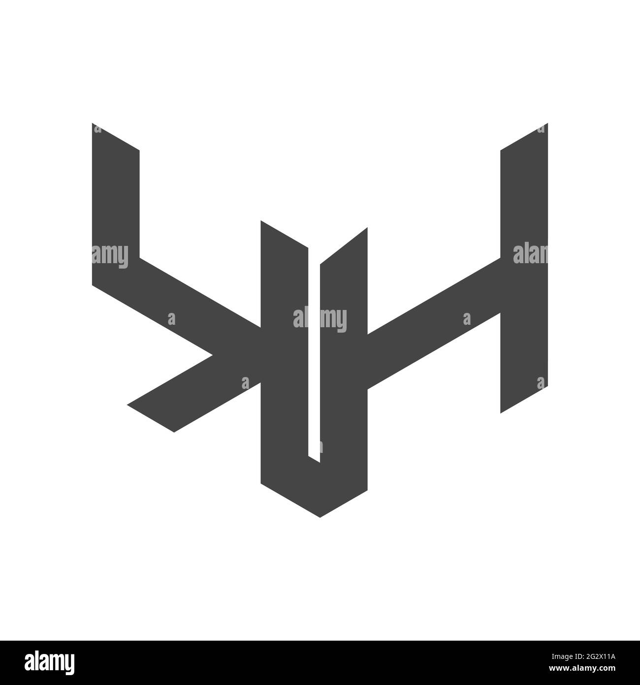 Alphabet Initials logo HK, KH, K and H Stock Vector Image & Art - Alamy