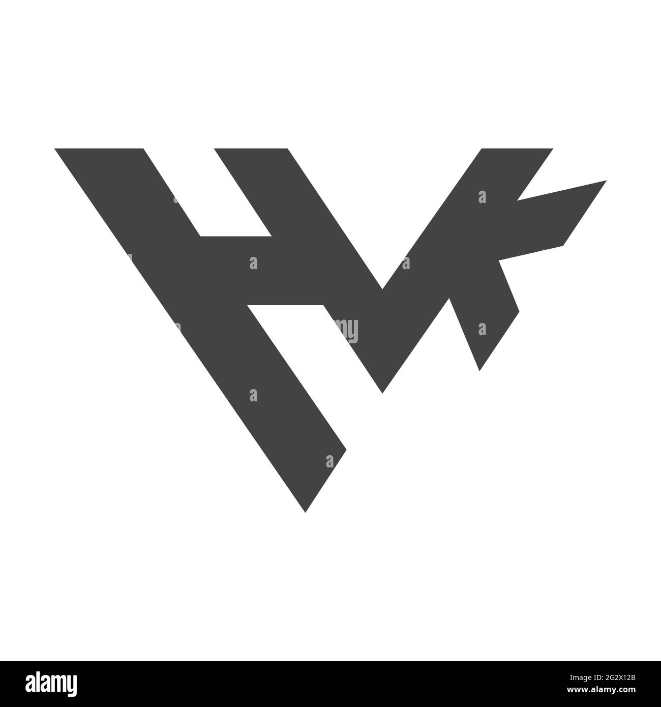 Alphabet Initials logo HK, KH, K and H Stock Vector Image & Art - Alamy