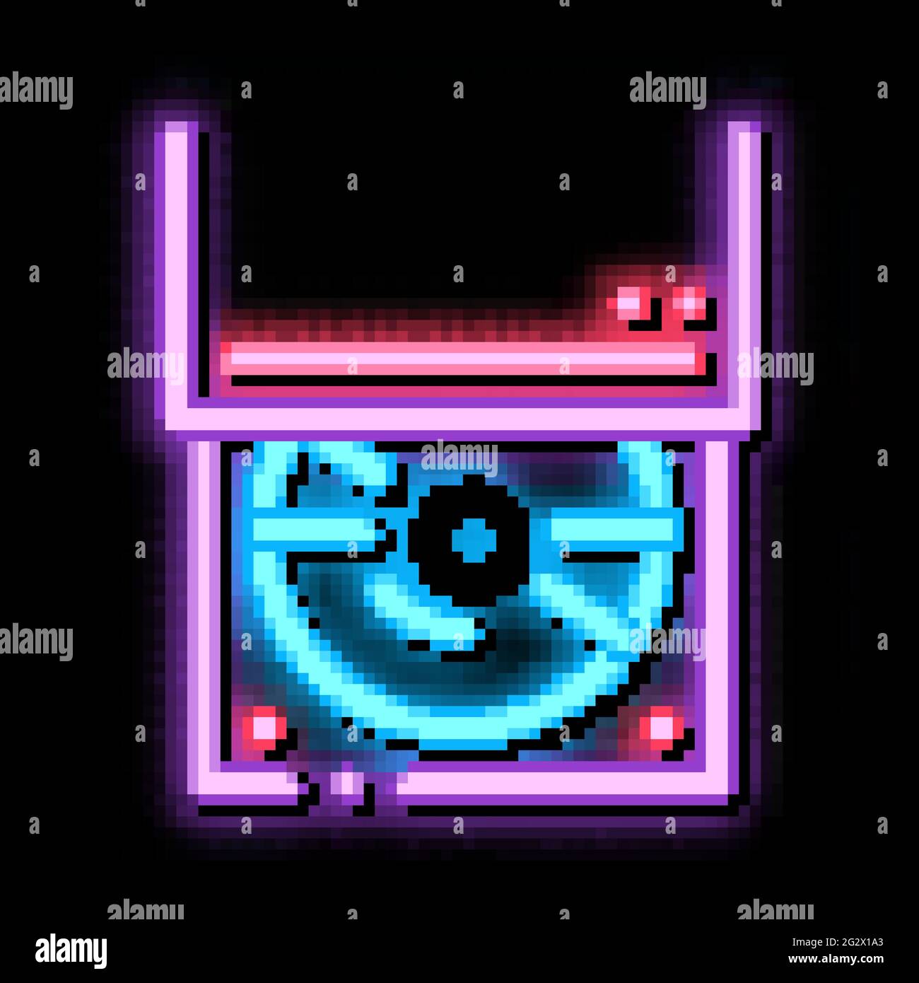 optical disc drive neon glow icon illustration Stock Vector Image & Art ...