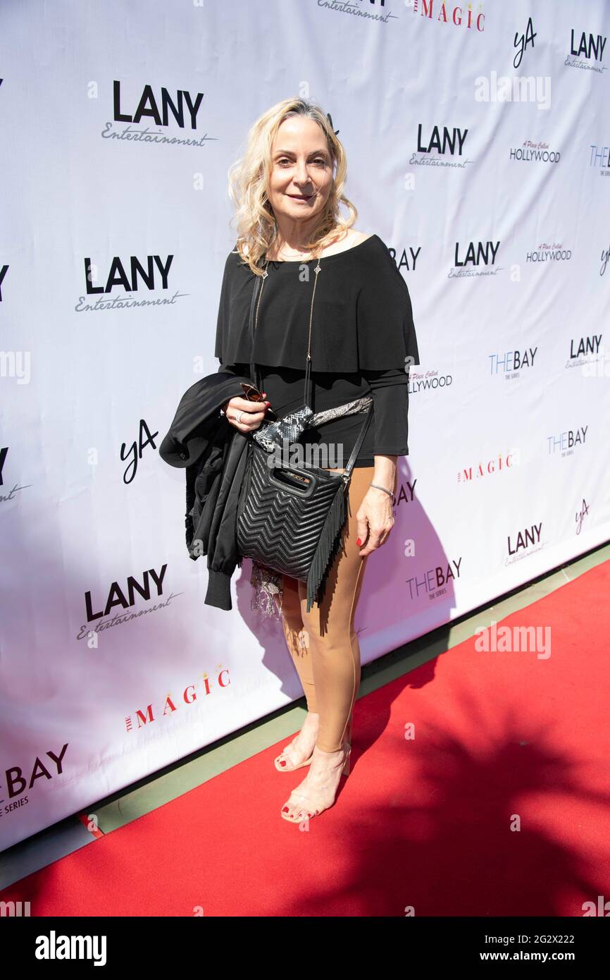 Los Angeles, USA. 12th June, 2021. Robin Ackerman attends LANY ...