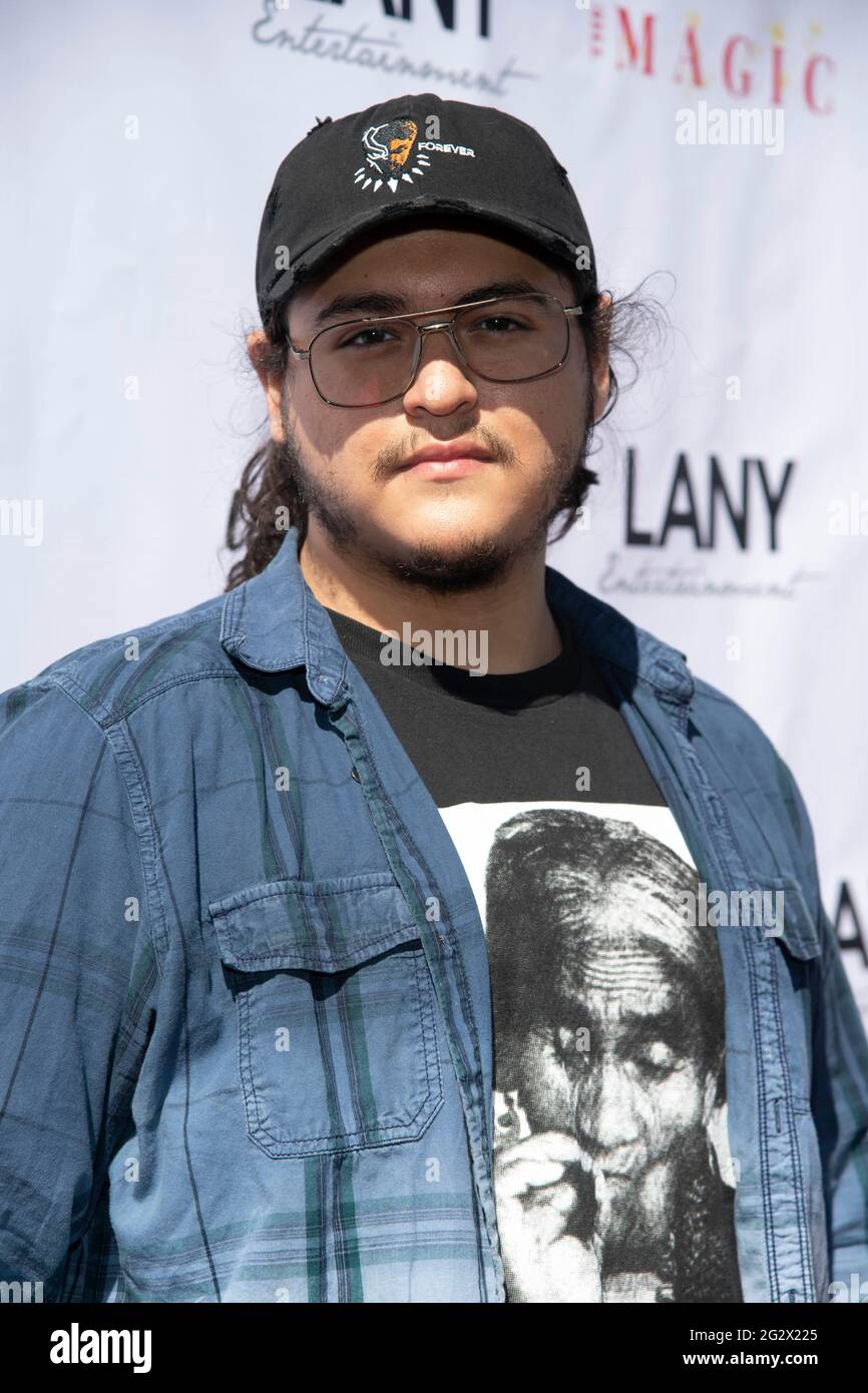 Los Angeles, USA. 12th June, 2021. Dante Aleksander attends LANY ...