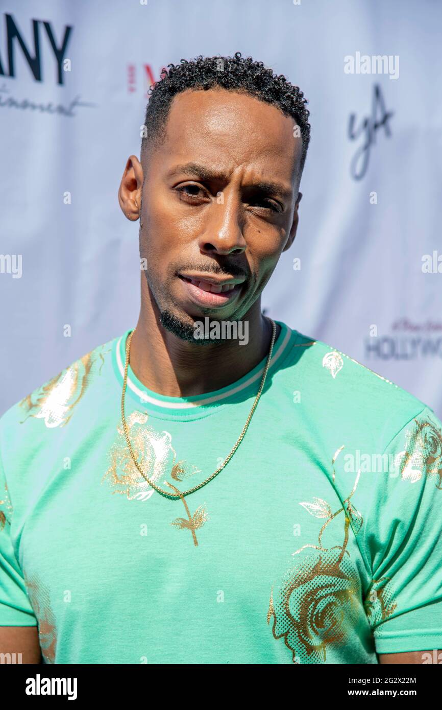 Los Angeles, USA. 12th June, 2021. Michael Franklin attends LANY ...