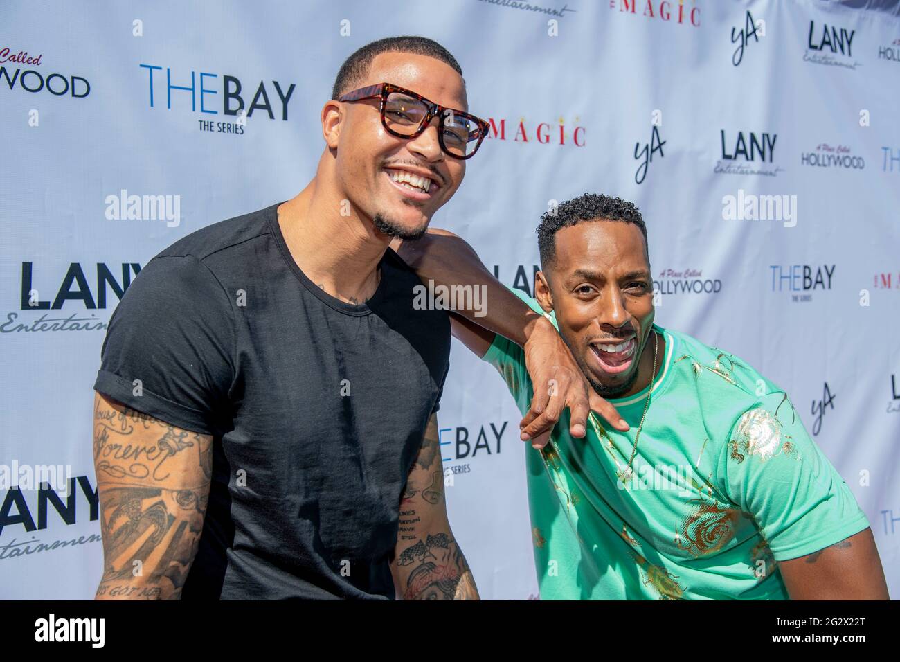 Los Angeles, USA. 12th June, 2021. Corey J. Stern, Michael Franklin ...