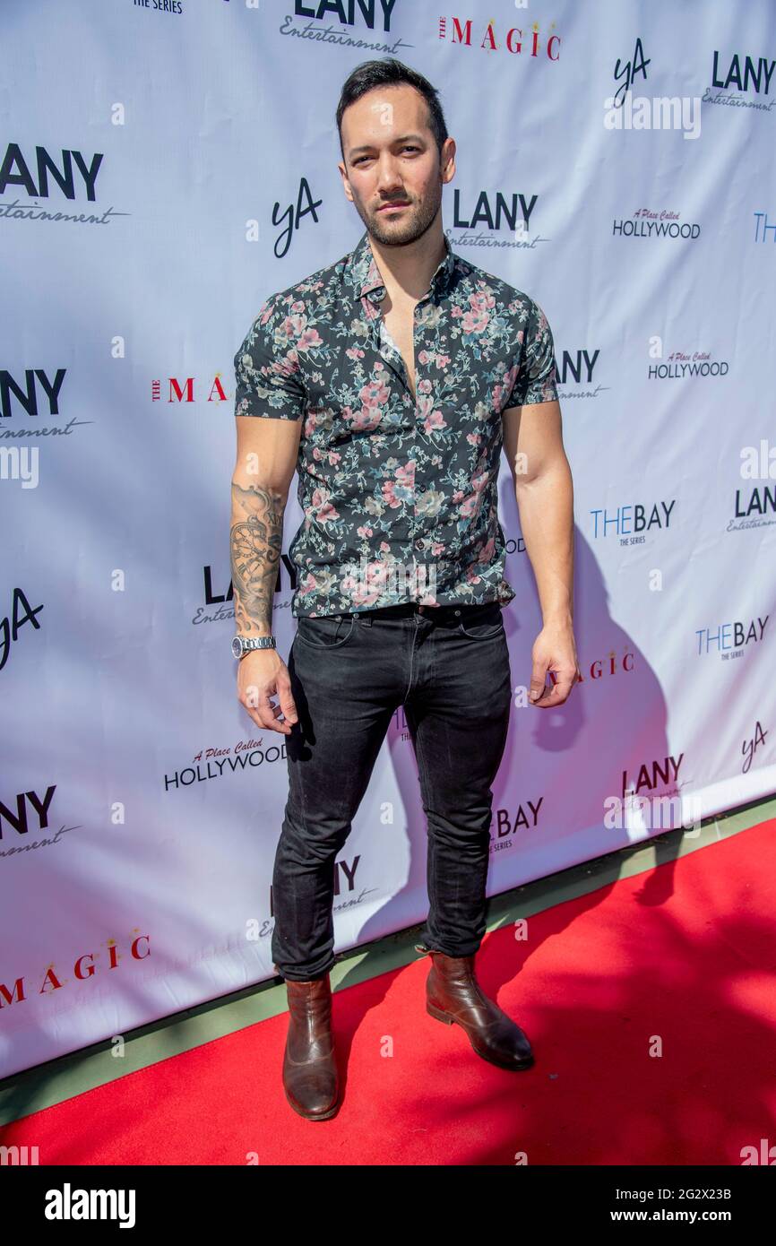 Los Angeles, USA. 12th June, 2021. Mel Martinez attends LANY ...