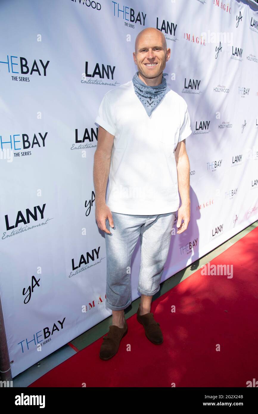 Los Angeles, USA. 12th June, 2021. Mike Tarnofsky attends LANY ...