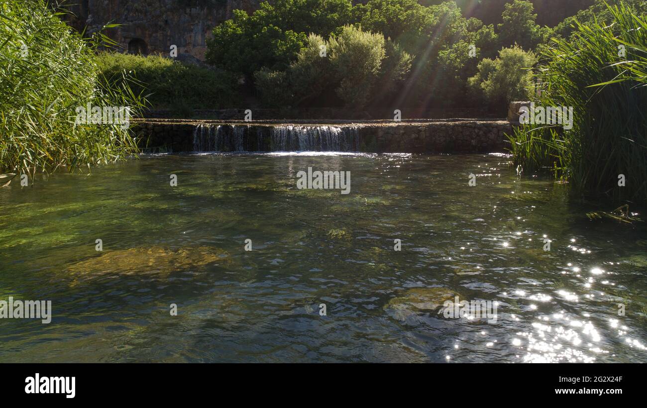 Aerial Photography of the Banias Stream (Banias River or Hermon River ...