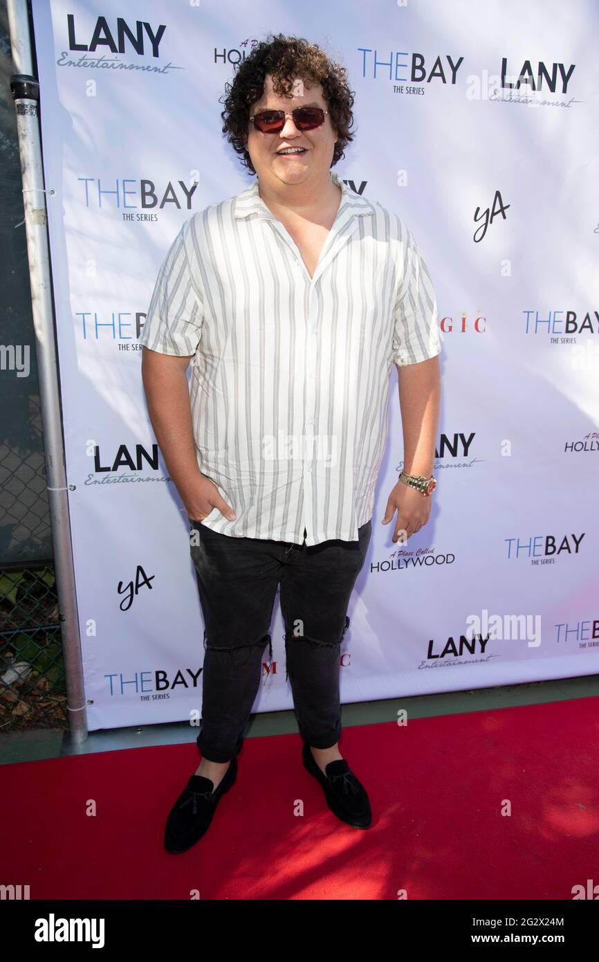 Los Angeles, USA. 12th June, 2021. Caleb Emery attends LANY ...