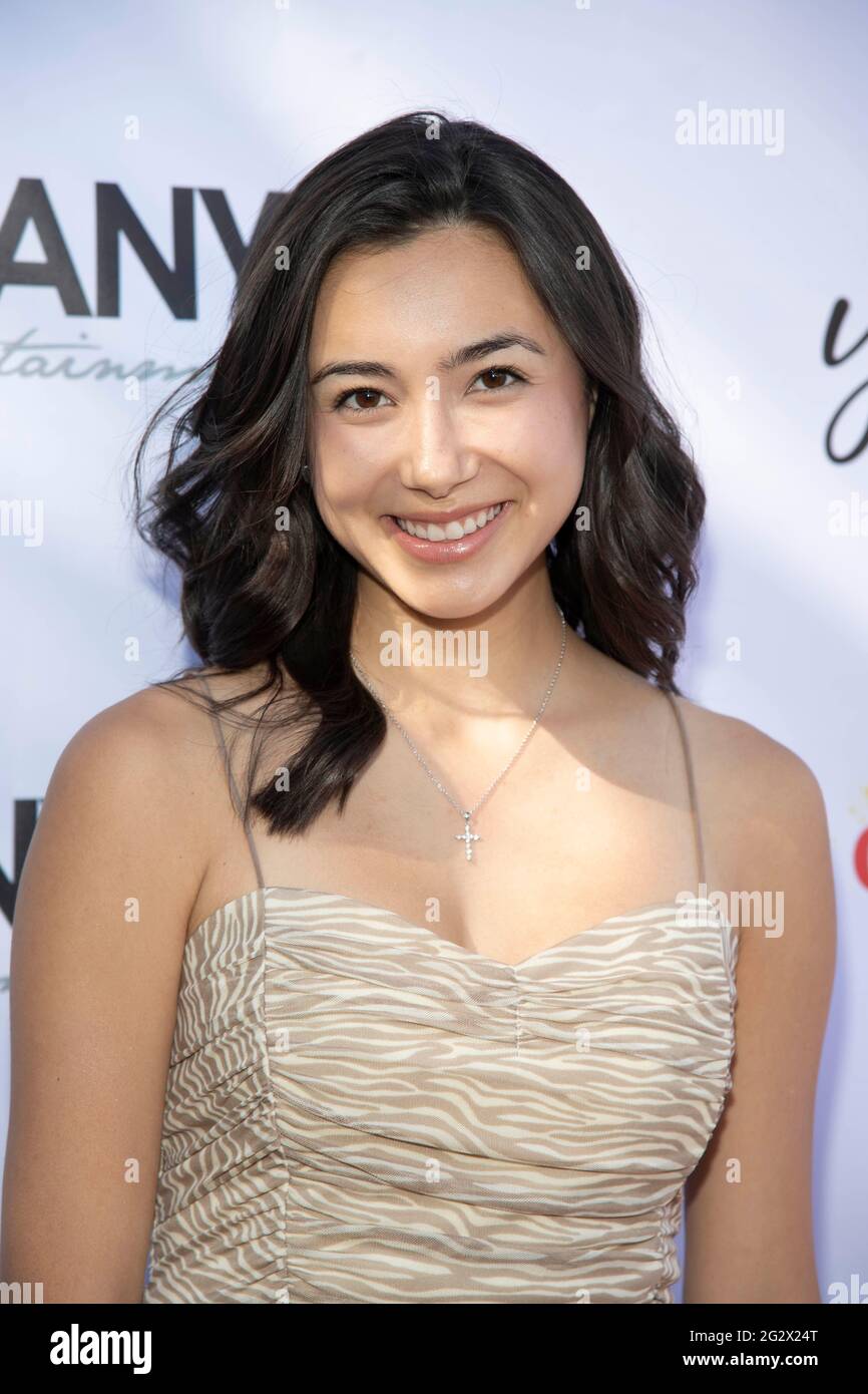 Los Angeles, USA. 12th June, 2021. Emily Faucret attends LANY ...