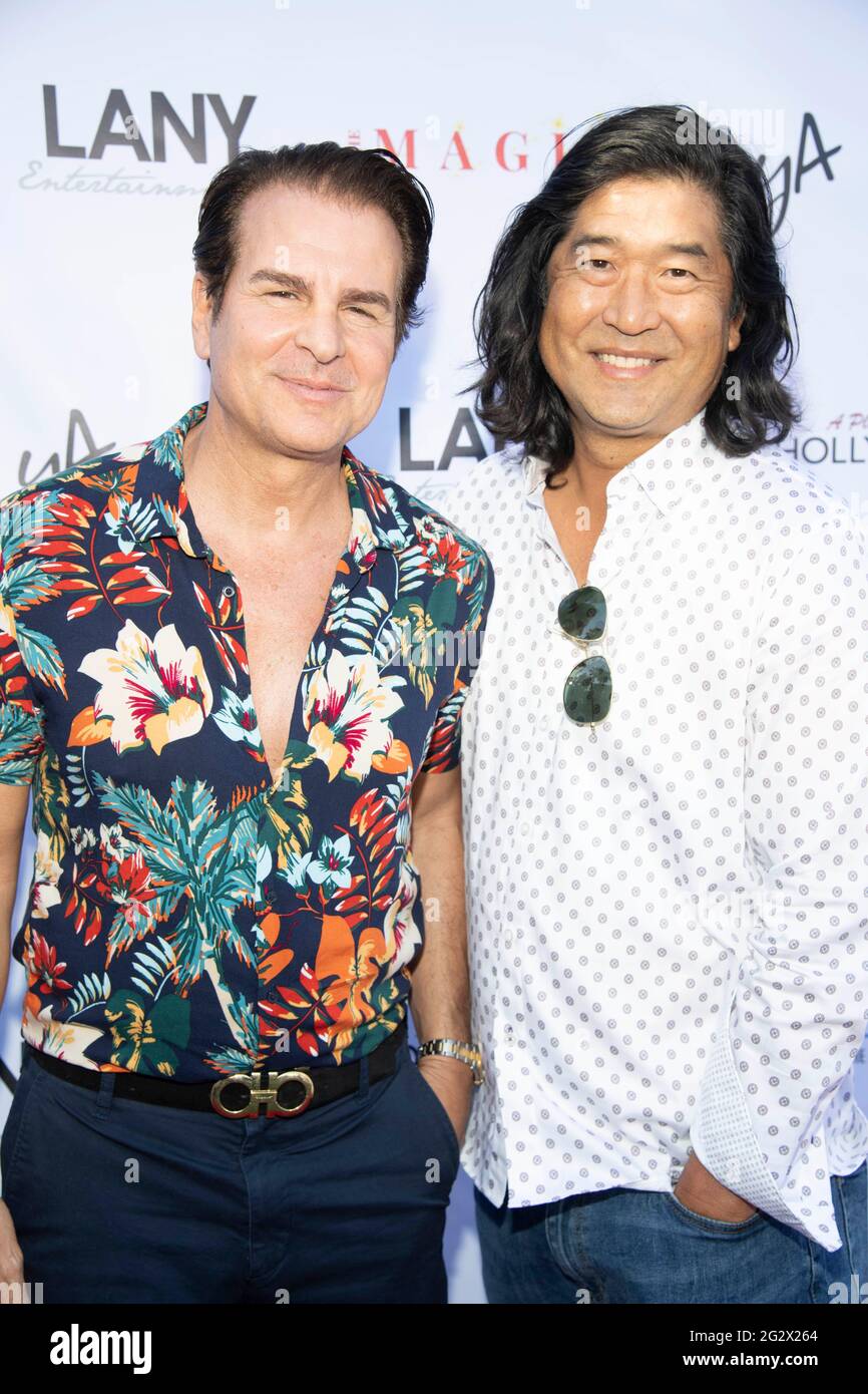Los Angeles, USA. 12th June, 2021. Vincent De Paul, John Kim attend ...