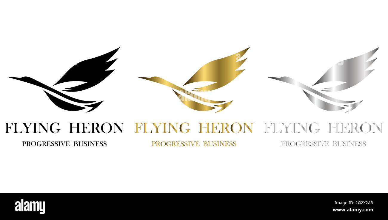 Silver stork Stock Vector Images - Alamy