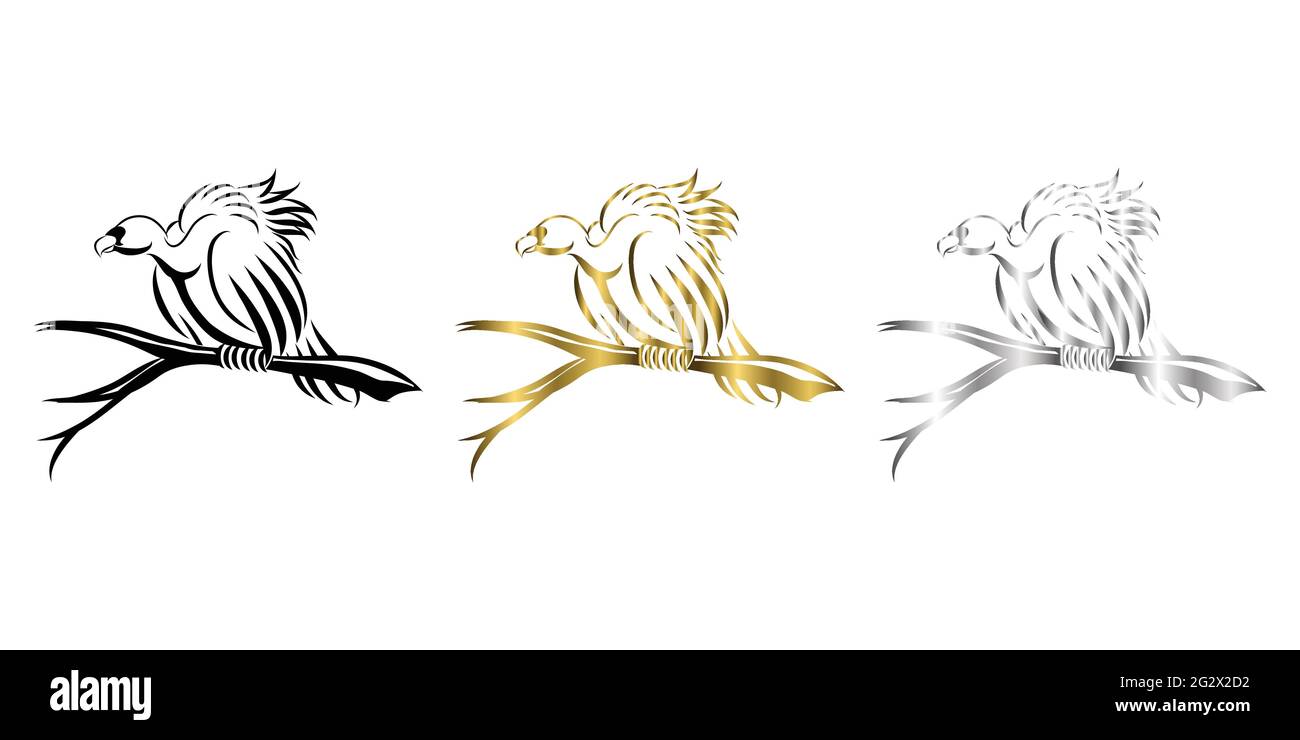 Silver condor Stock Vector Images - Alamy