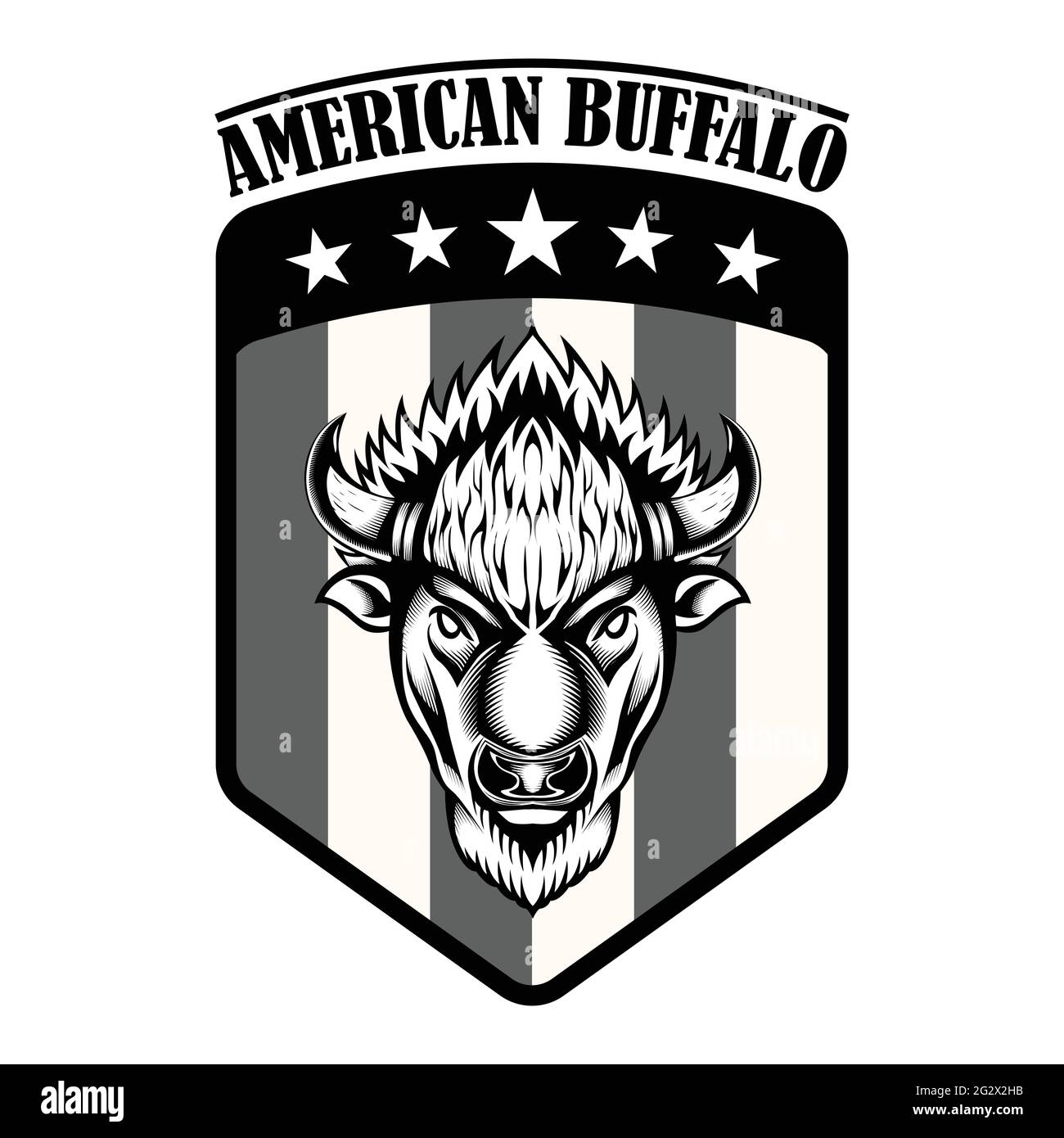Bull horn american flag hi-res stock photography and images - Alamy