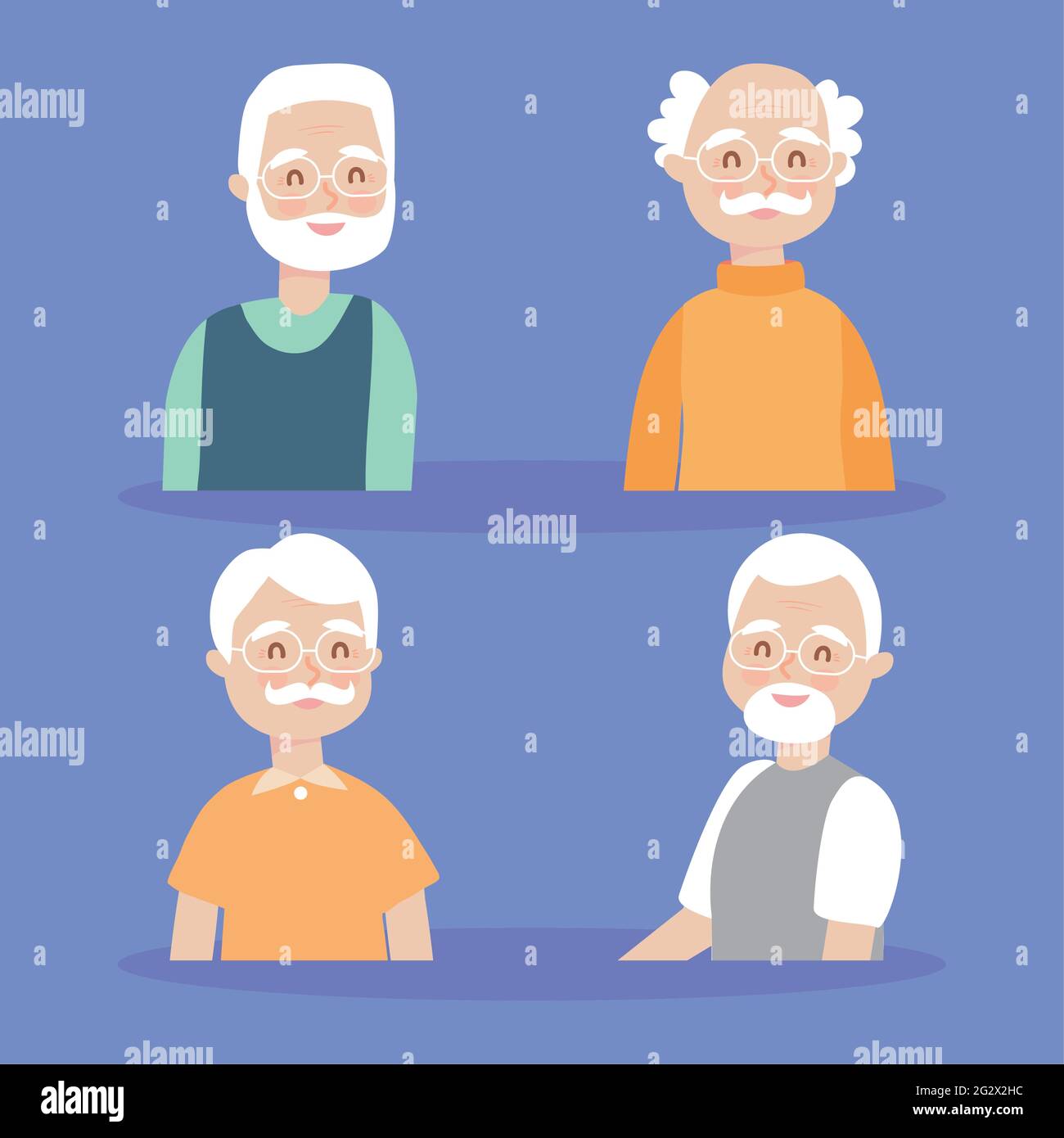 old men icon set design Stock Vector Image & Art - Alamy