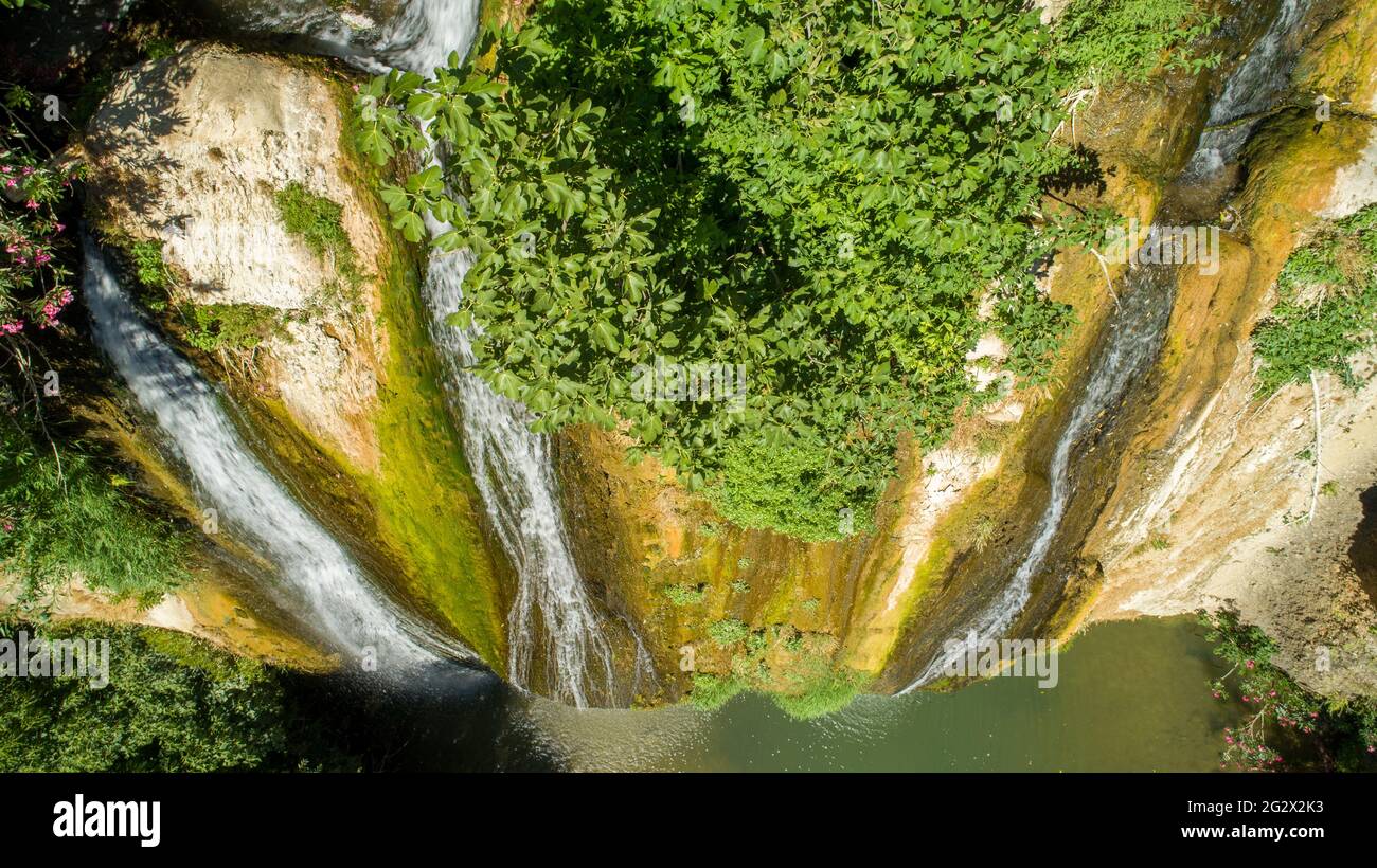 Aerial Photography of the Banias Stream (Banias River or Hermon River ...